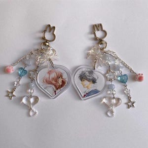Anime Inspired Matching Keychains Couple or Friendship II Gift Idea - Etsy