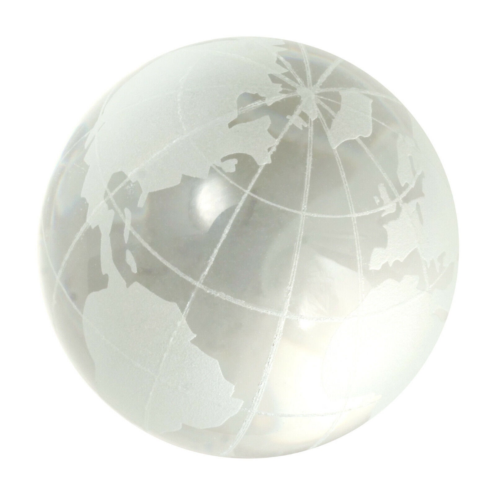 Clear WORLD MAP GLOBE Etched Glass Marble 30mm (1.25") - Etsy