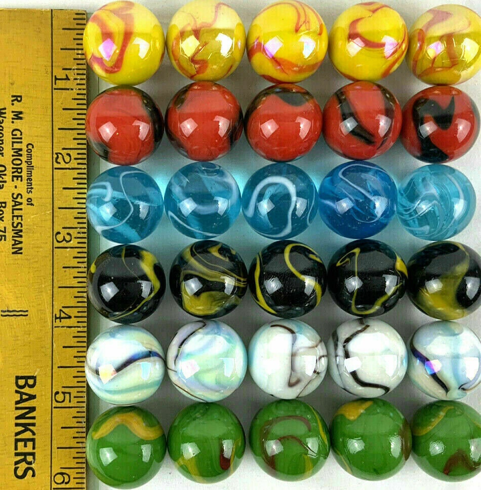 LARGE 30 DELUXE 1 25mm Replacement Marbles Aggravation - Etsy