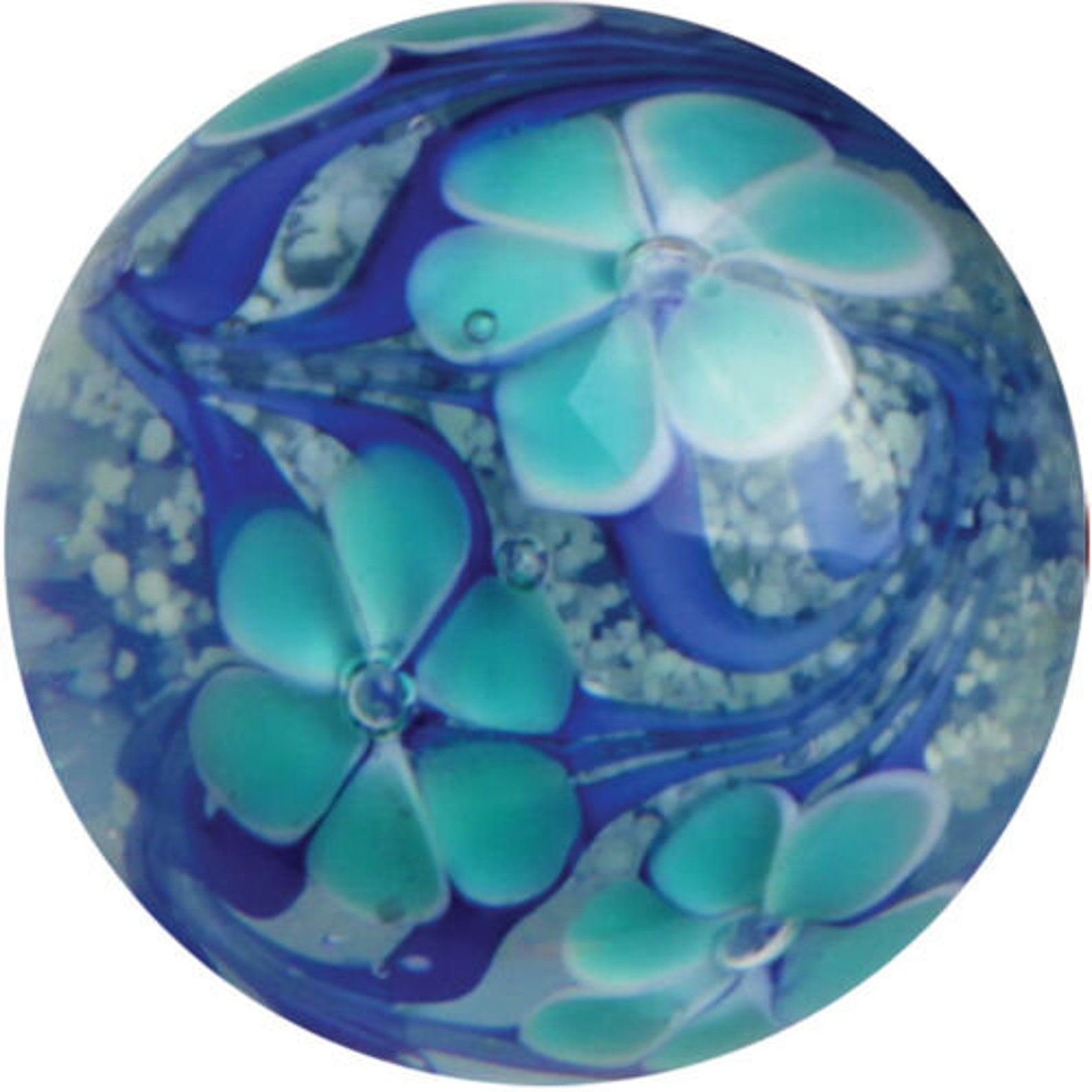 Aster~glow in the Dark~handmade Art Glass Collector Marble~22mm - Etsy