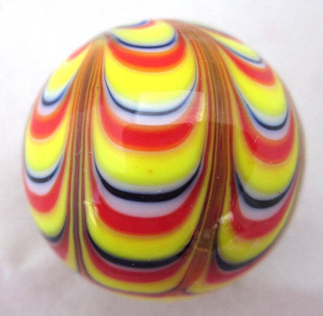 RAZZAMATAZZ Handmade Art Glass Collector Marble~25mm - Etsy