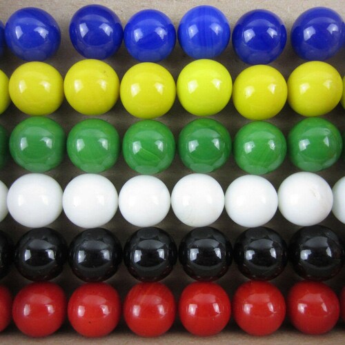 30 DELUXE Solid Glass Replacement Marbles Aggravation Chinese - Etsy