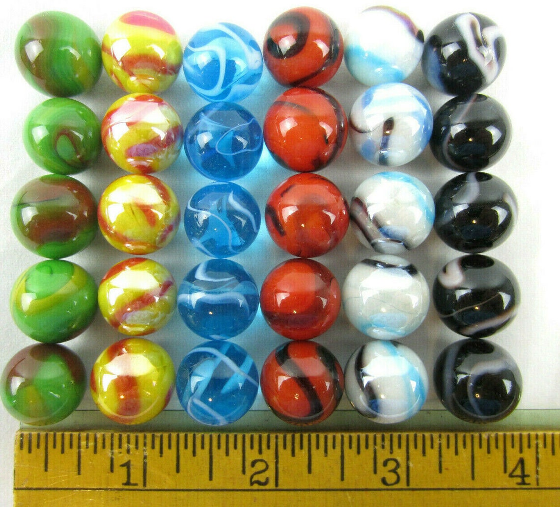30 DELUXE Solid Glass Replacement Marbles Aggravation Chinese - Etsy