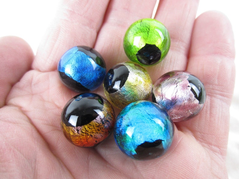 6 CONSTELLATION 16mm Handmade Art Glass Marbles - Etsy