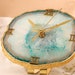 Desk Clock - Agate Stone | Natural Handmade Gemstone Clock| Office ...