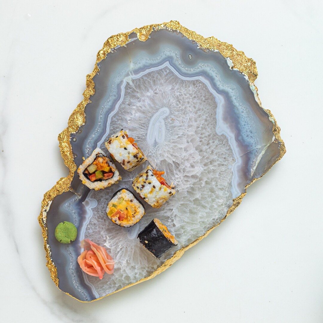 Agate Platter- Natural | Serving Platter | Wedding Serving Platters ...
