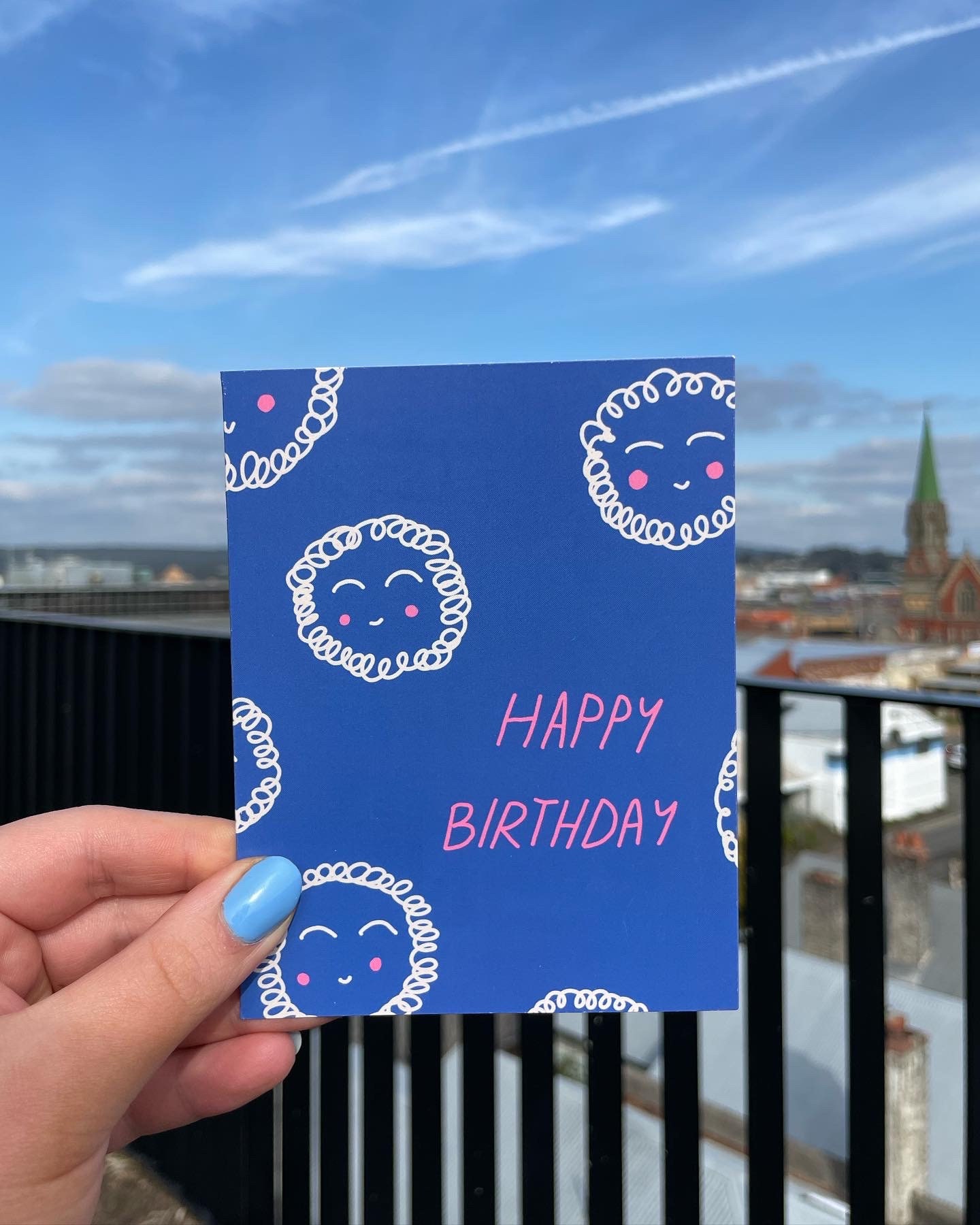 Happy Birthday Faces Card - Etsy