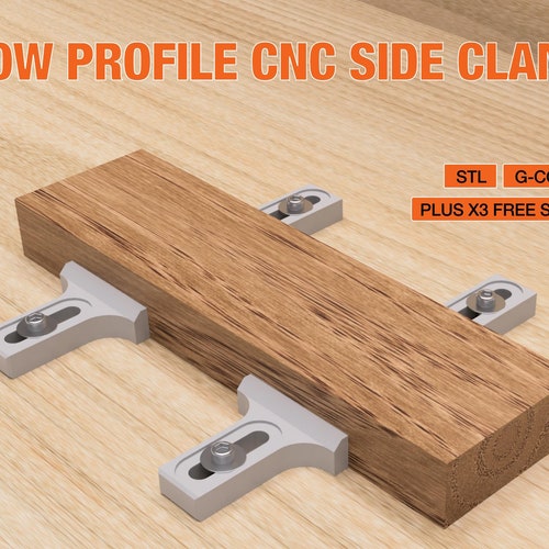 CNC Side Clamps STL Files for Hold Down Fixtures - Etsy