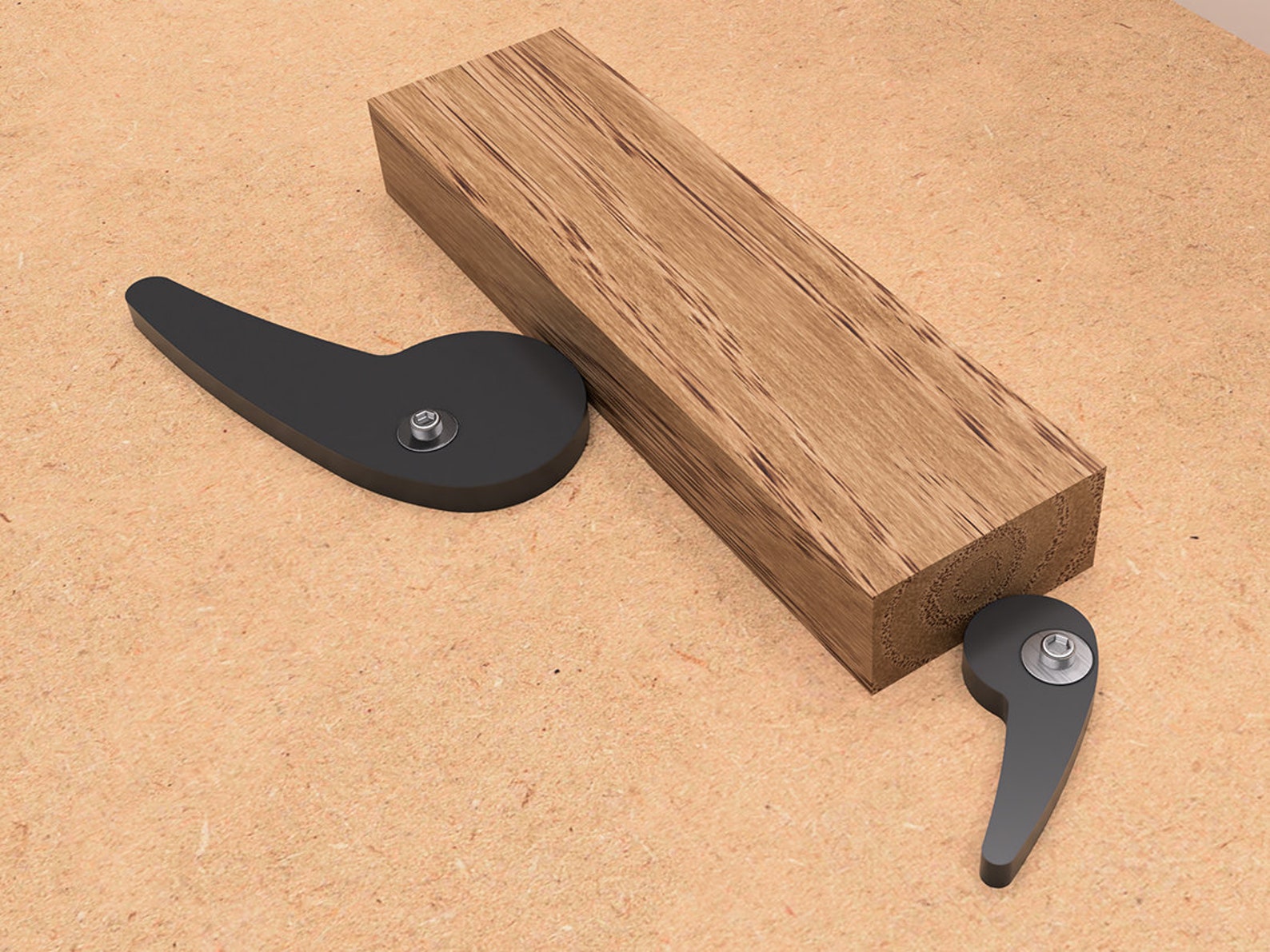 CNC Table Cam Clamps - Three Sizes | Universal for Any Wasteboard or ...