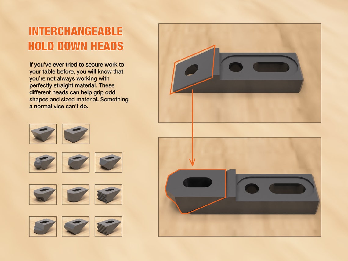 CNC Toe Clamp Hold Down Files With Fixture Accessories - Etsy Australia