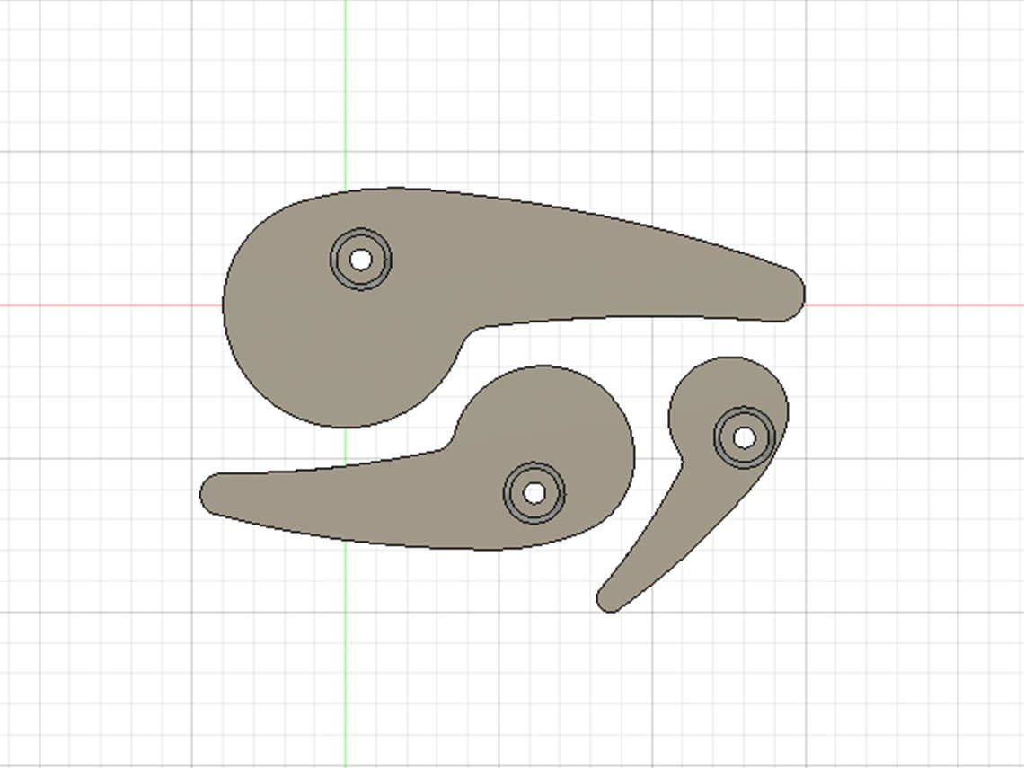CNC Table Cam Clamps - Three Sizes | Universal for Any Wasteboard or ...