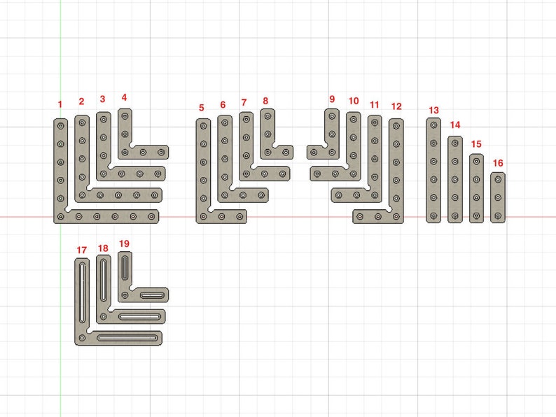 CNC Stop Block BUNDLE - Fixture Table Locating Squares & Straight Edges ...