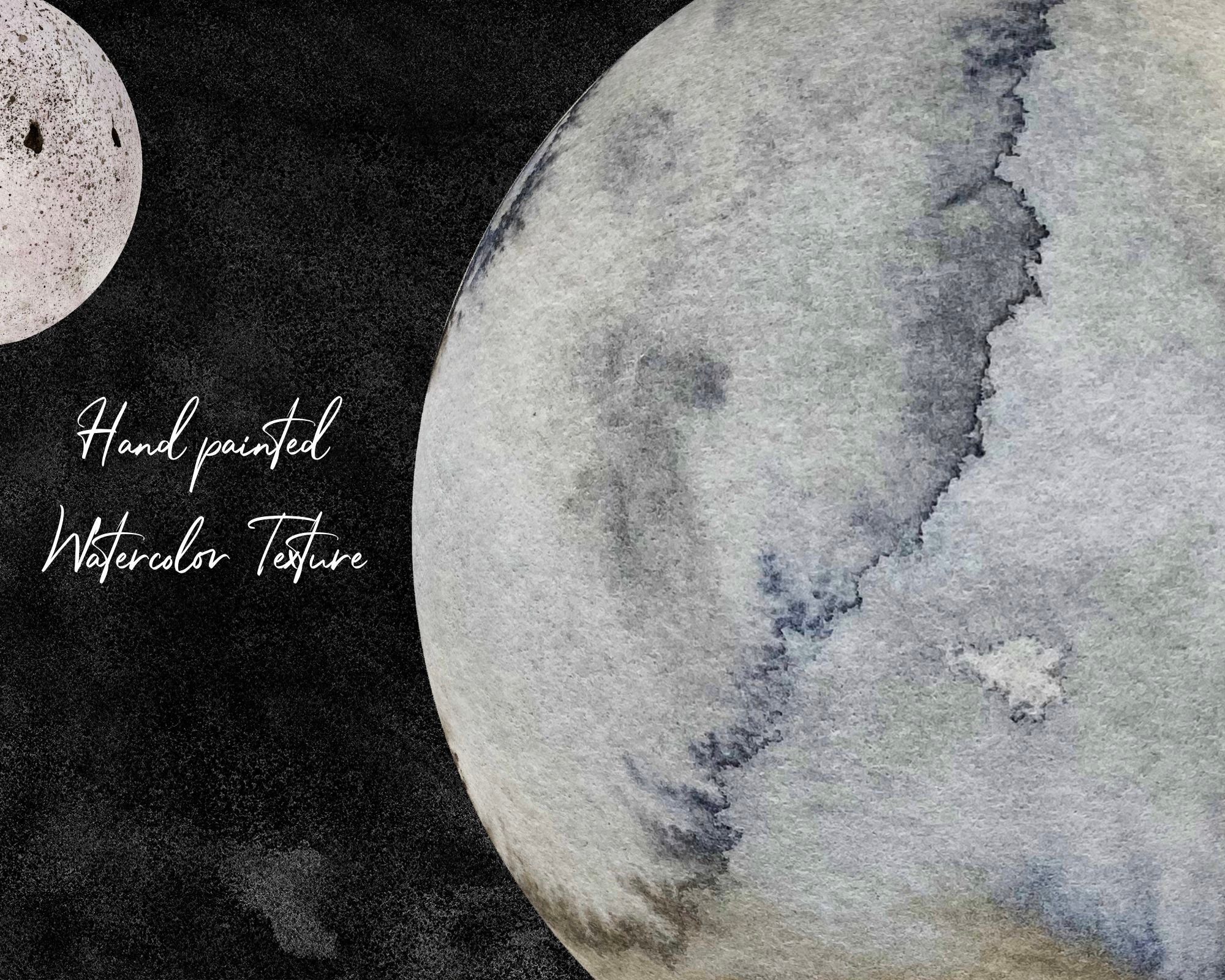 Watercolor Planets Clipart. Magic Solar System Illustration. Watercolor ...