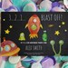 Watercolor Alients Clipart. Outer Space Clipart. Spaceship and Rocket ...