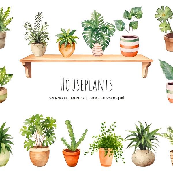 Plant Clip Art - Etsy