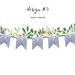 Watercolor Floral Ribbons Clipart. Banners With Flowers and Greenery ...