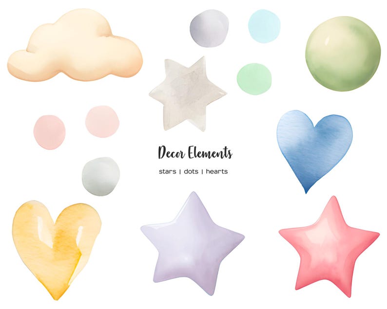 Watercolor Cute Monsters Clipart. Monster Birthday Set. Fantasy Clipart ...