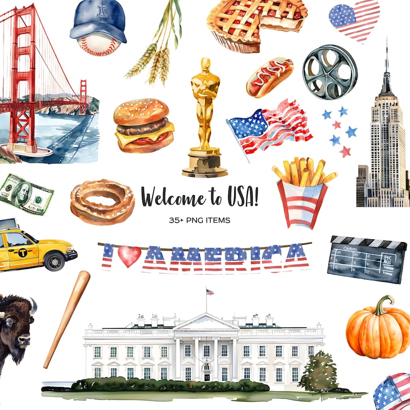 Usa Landmarks - Etsy