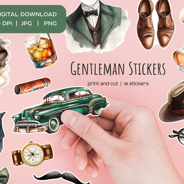 Gentleman Mustache - Etsy