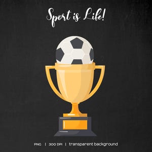 Sports Equipment Clipart: 32 PNG Illustrations (digital Download) - Etsy
