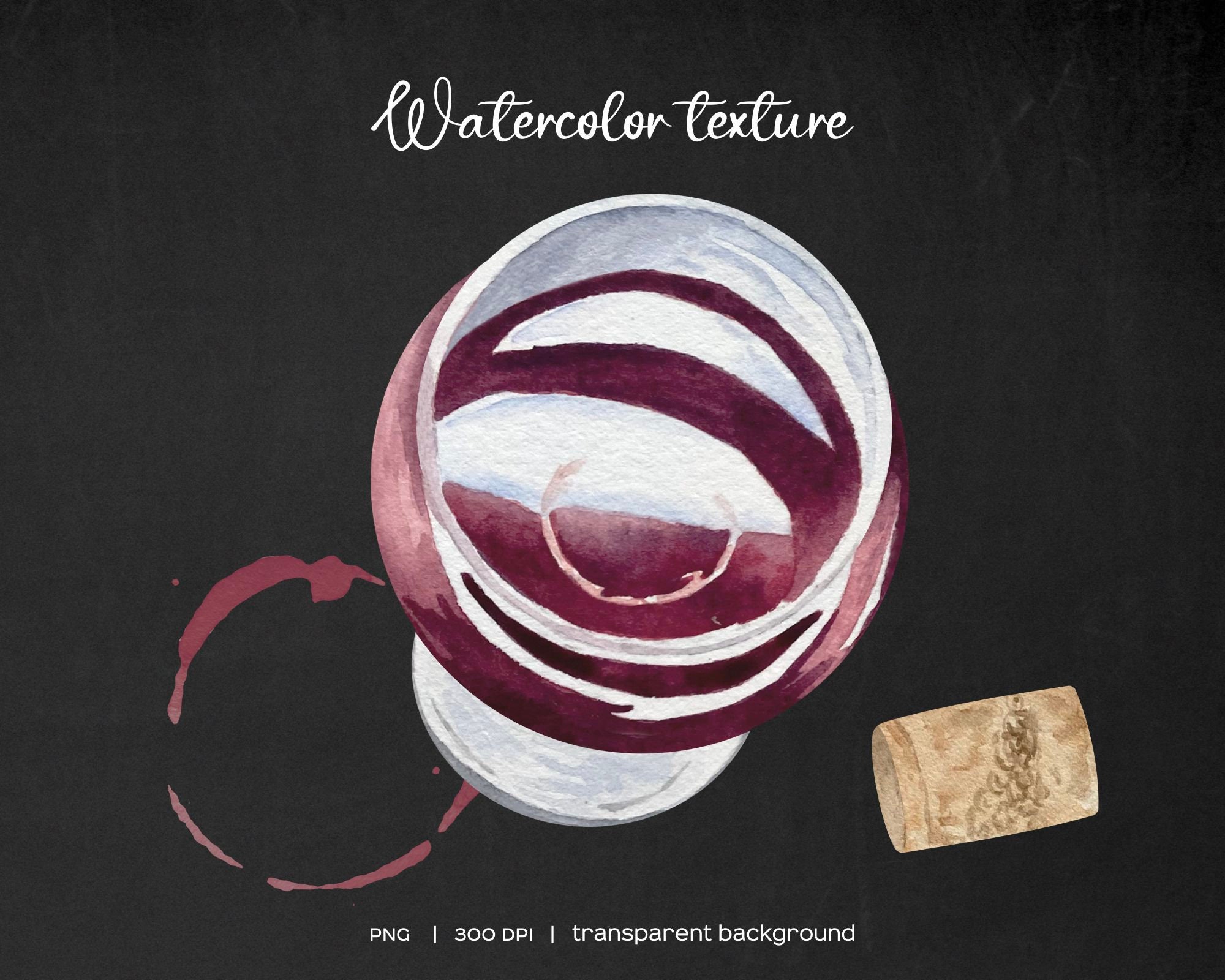 Watercolor Wine Clipart. Red and White Wine Illustration. Wine - Etsy