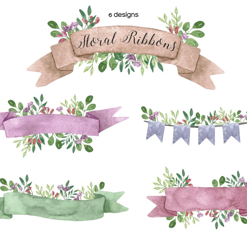 Floral Banner - Etsy