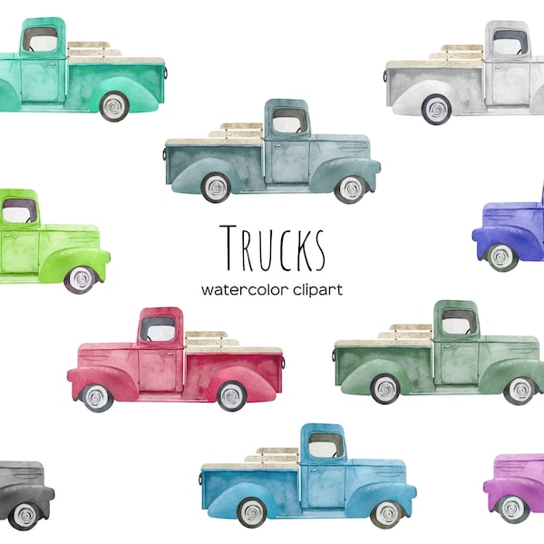 Trucks Clip Art - Etsy