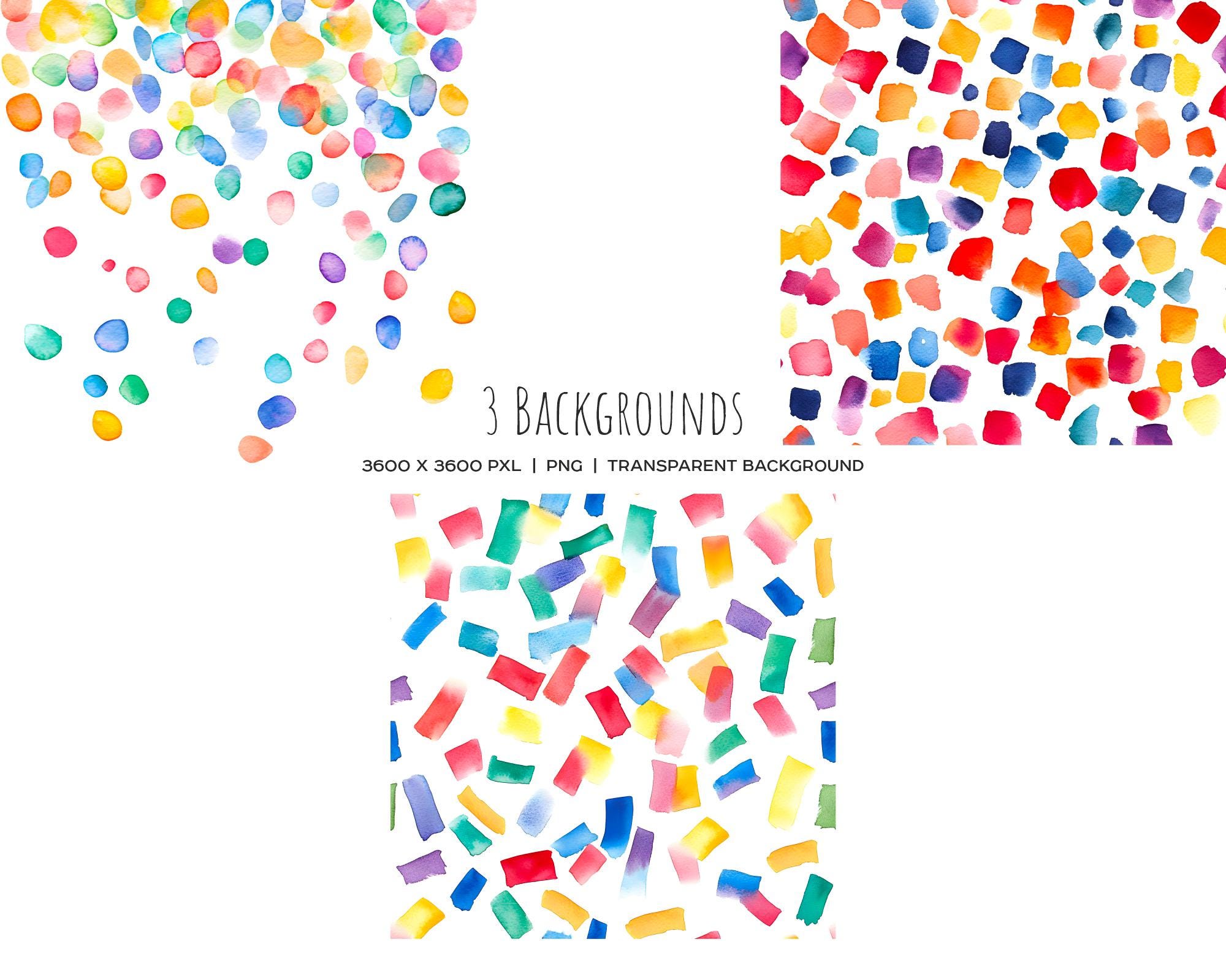 Watercolor Pinata Digits Clipart: Mexican Numbers 0-9 (PNG) - Etsy