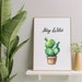 Watercolor Cactus Clipart: Potted Succulents PNG (digital Download) - Etsy