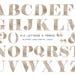 Watercolor Beige Letter Clipart: Boho Alphabet A-Z (PNG Digital ...