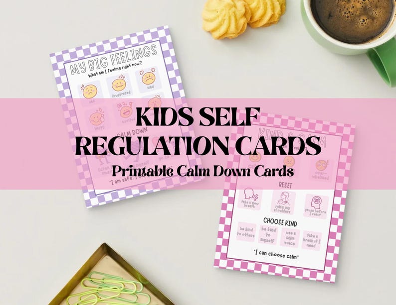 Kids Self Regulation Cards - Printable - Etsy