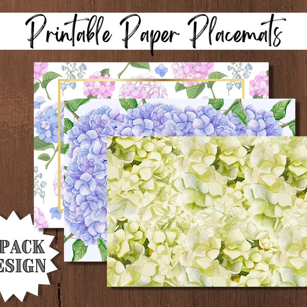 Paper Placemats - Etsy