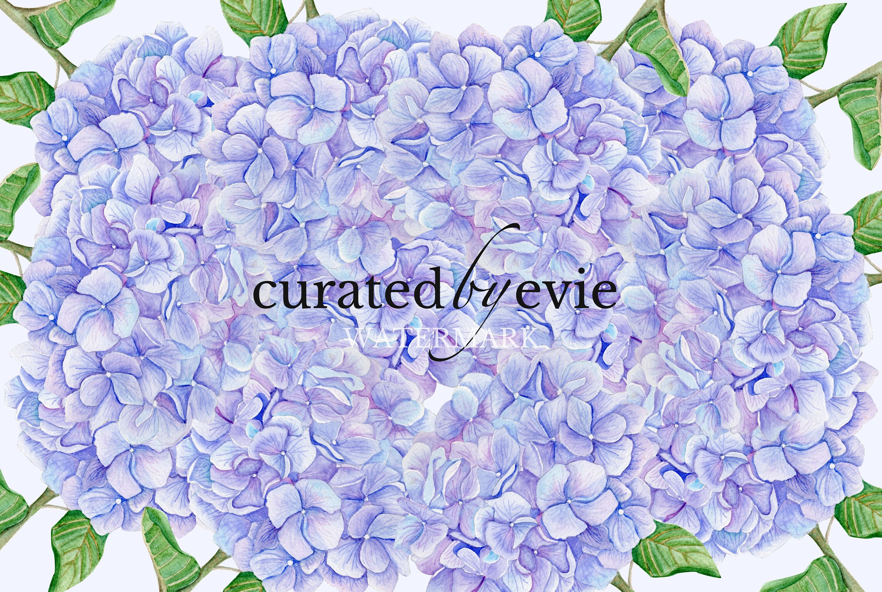 Paper Placemats | Hydrangeas | Instant Download | Printable | Digital ...