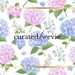 Paper Placemats | Hydrangeas | Instant Download | Printable | Digital ...