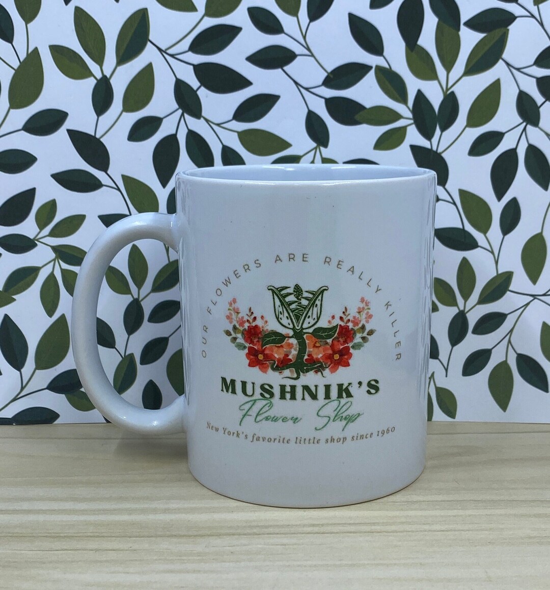 Mushnik's Flower Shop (little Shop of Horrors) - 11.8 Oz Ceramic Mug - Etsy