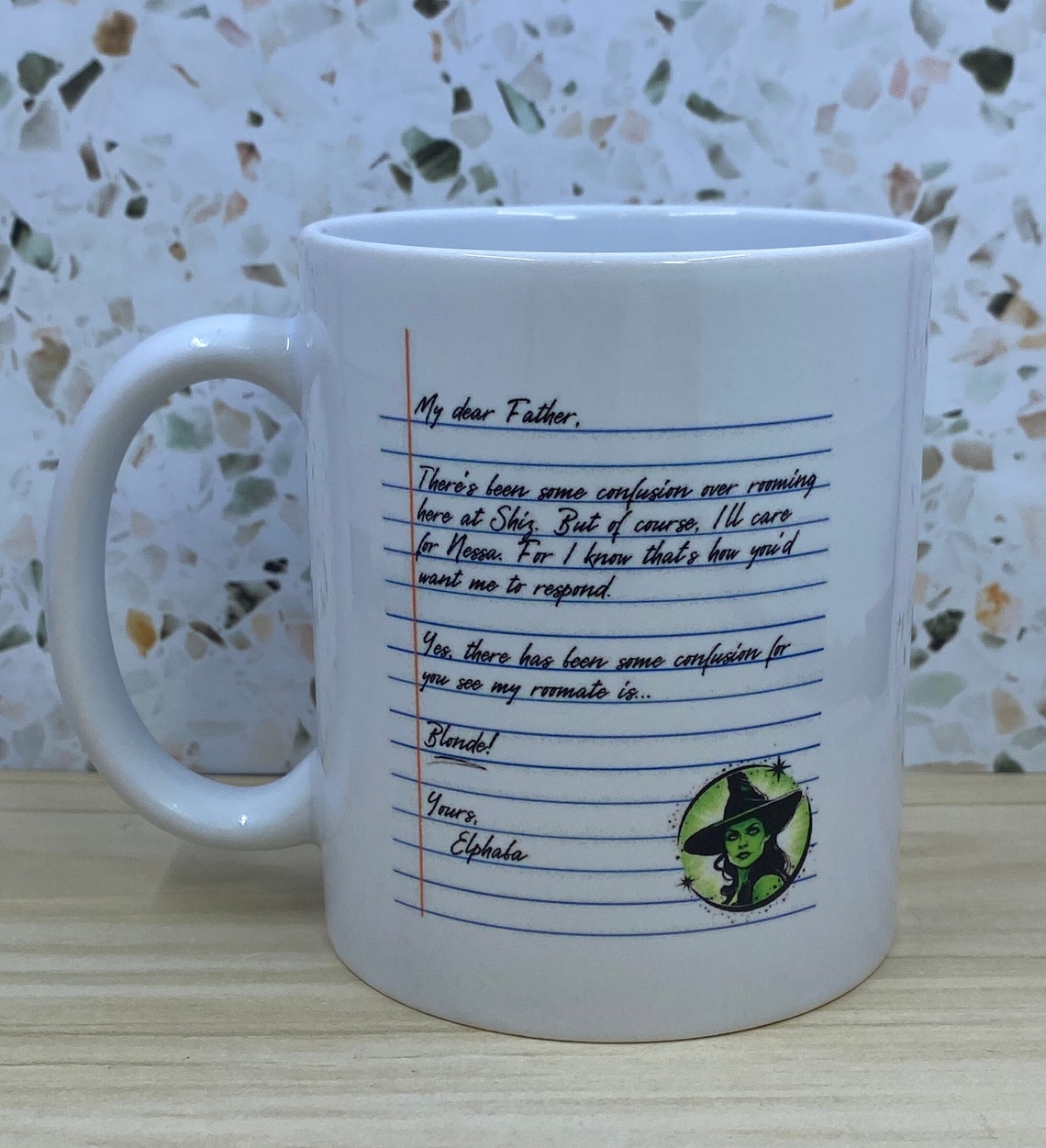 Elphaba & Glinda's Letters (wicked) - 11.8 Oz Ceramic Mug - Etsy