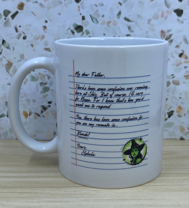 Elphaba & Glinda's Letters (wicked) - 11.8 Oz Ceramic Mug - Etsy