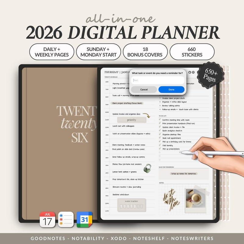 Hourly Daily Planner 2026 - Etsy