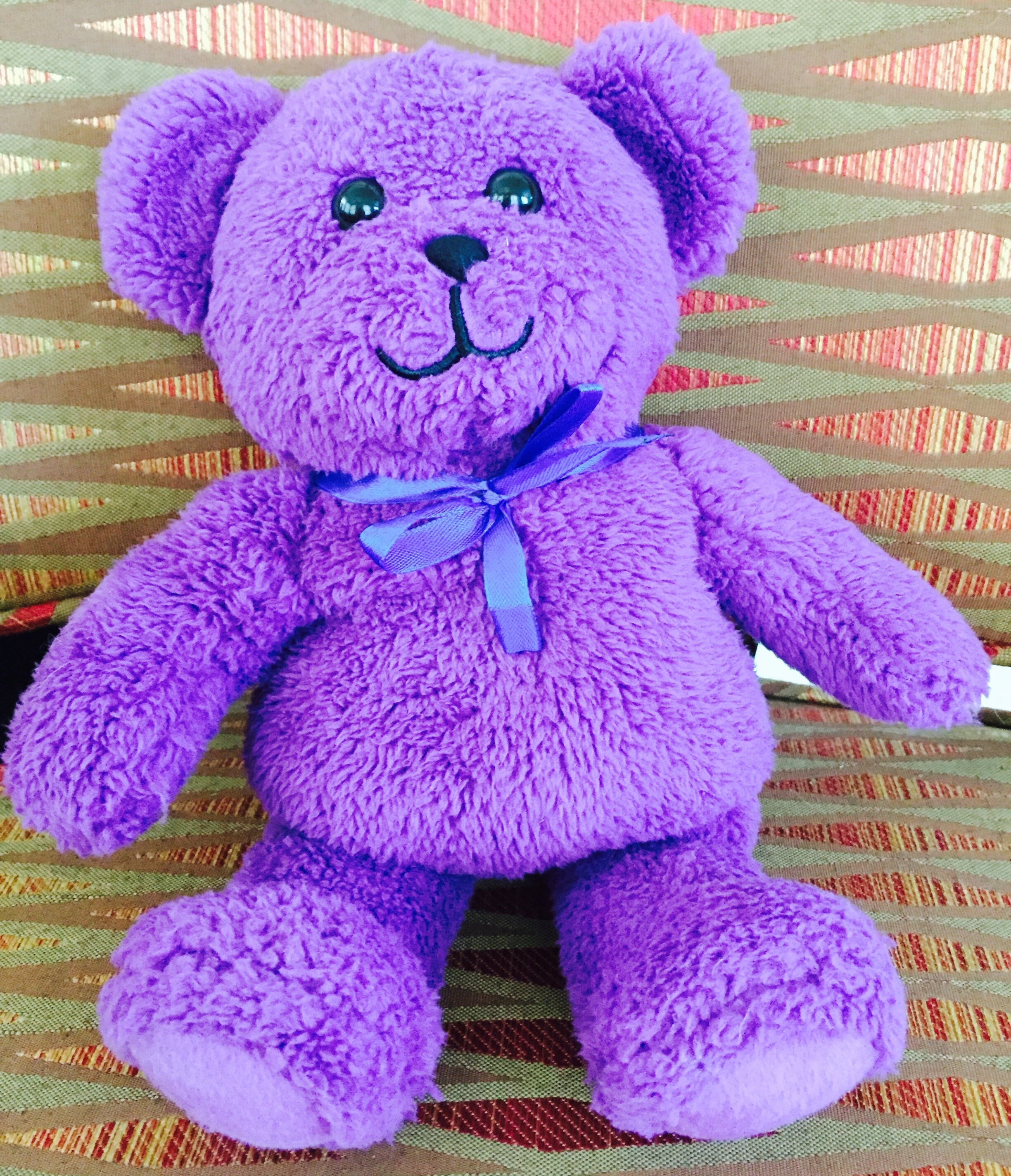 Teddy, a Plush Purple Bear - Etsy