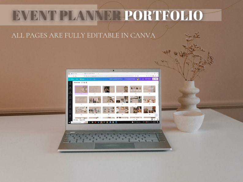Event Planner Portfolio Templates: Wedding Services (canva Editable) - Etsy