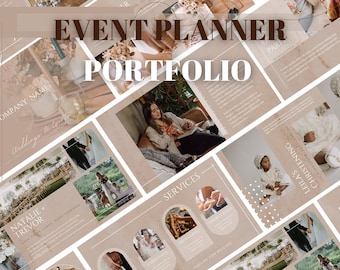 Printable EVENT PLANNER Portfolio Templates/ About the Planner/ Wedding ...
