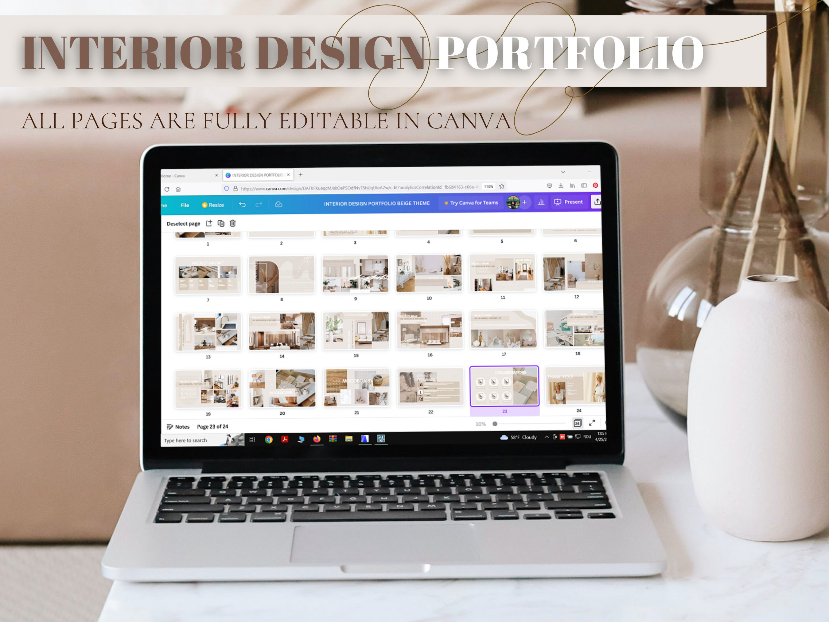 INTERIOR DESIGNER Portfolio Templates/ About the Designer/ Decor ...