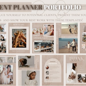 Printable EVENT PLANNER Portfolio Templates/ About the Planner/ Wedding ...