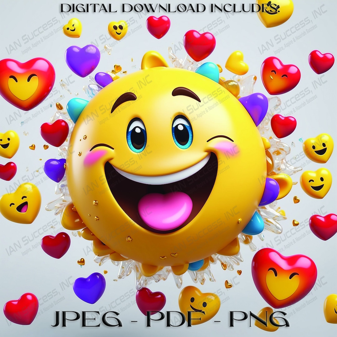 Hilarious Emoji 4 Design (jpeg, Pdf & Png) Digital Download - Etsy