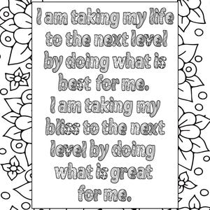 Colorful Empowering Statements: Release Your Positivity! Coloring Book ...