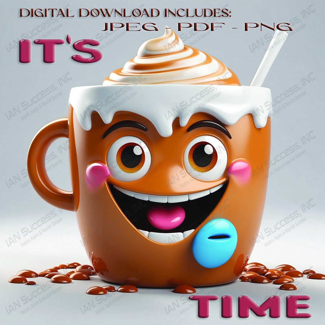 It's Time 2 Design (jpeg, Pdf & Png) Digital Download - Etsy