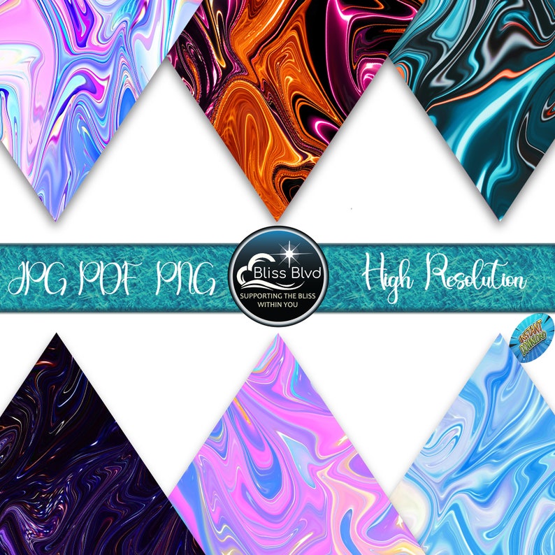 20 Digital Marble Texture Pack - Vol 1, Digital Download, High ...