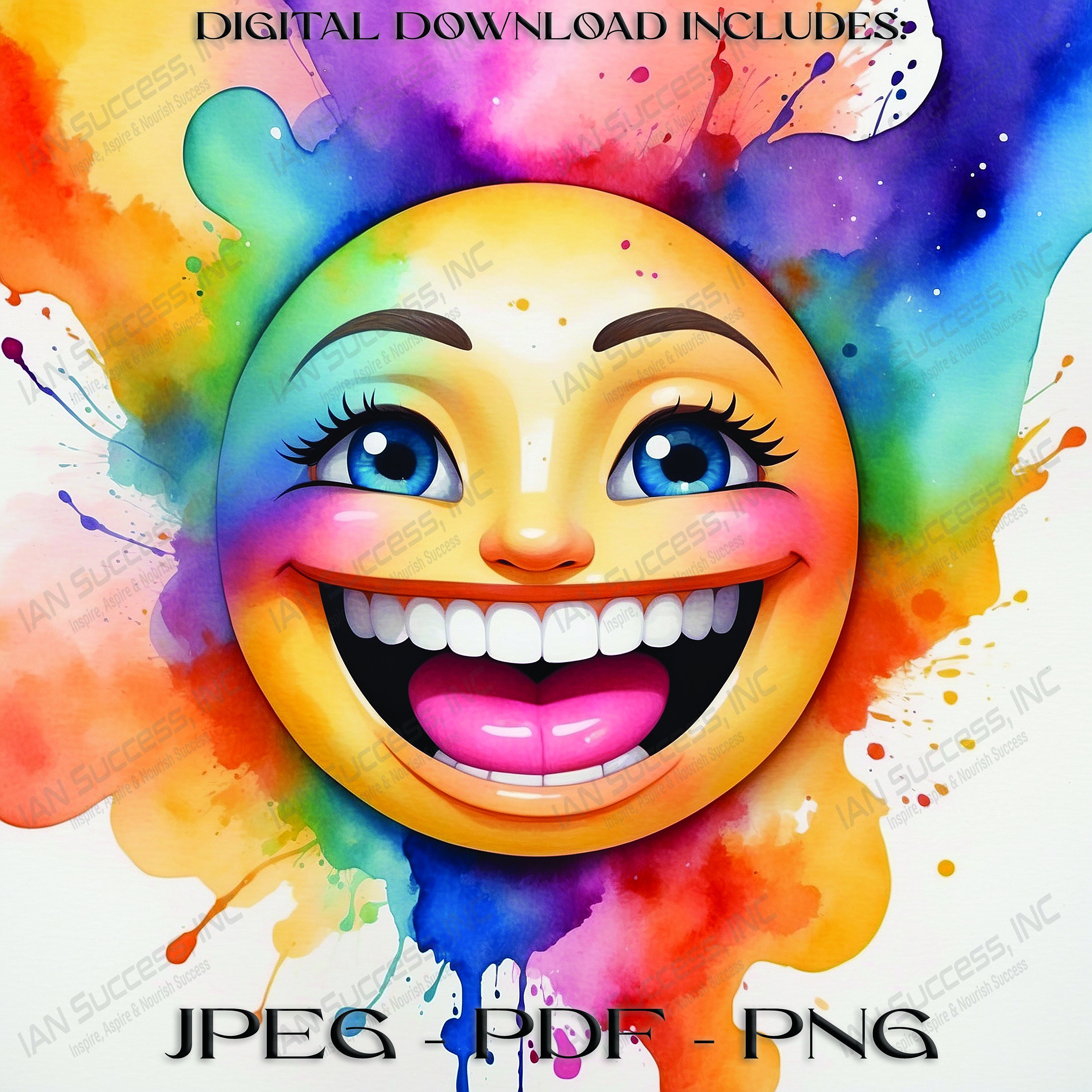Hilarious Emoji 1 Design (jpeg, Pdf & Png) Digital Download - Etsy