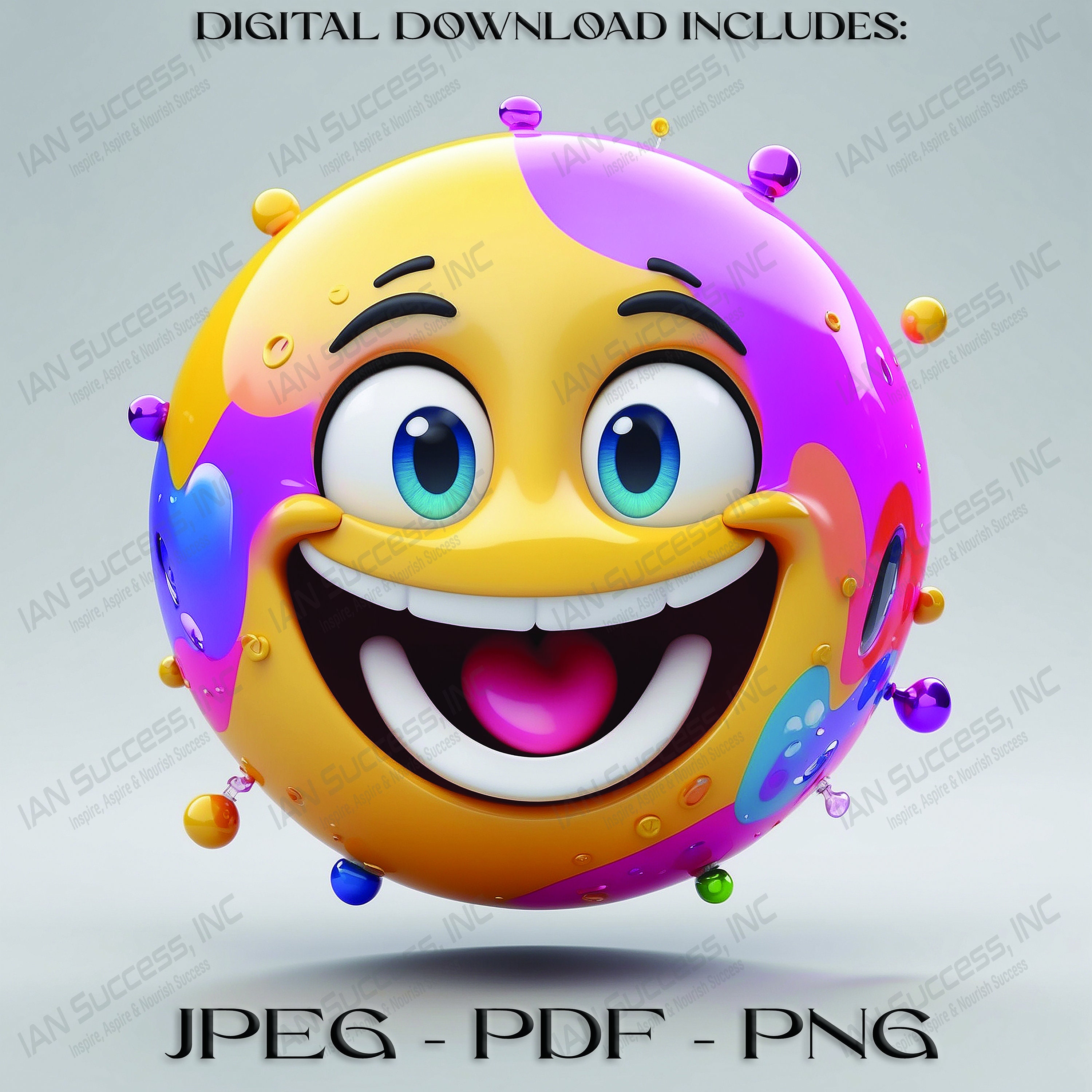 Hilarious Emoji 5 Design (jpeg, Pdf & Png) Digital Download - Etsy