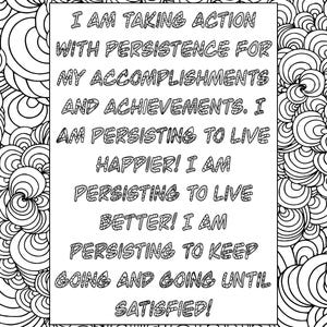 Colorful Empowering Statements: Release Your Positivity! Coloring Book ...
